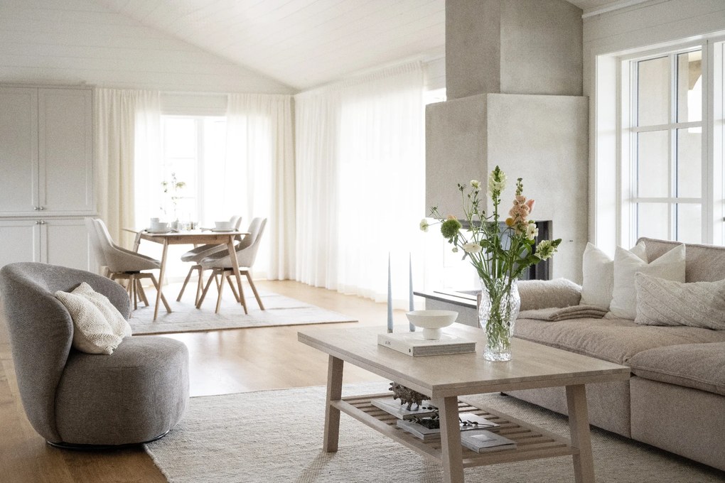 Rowico Home, Otočné křeslo ROSELAWN | béžová