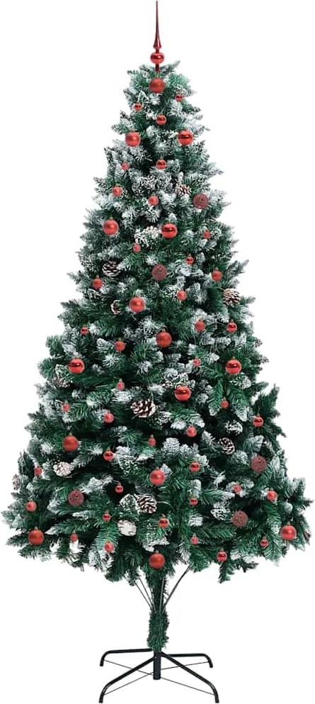 Umělý vánoční stromeček Zelená 240 cm PVC, ocel a plast 3396282