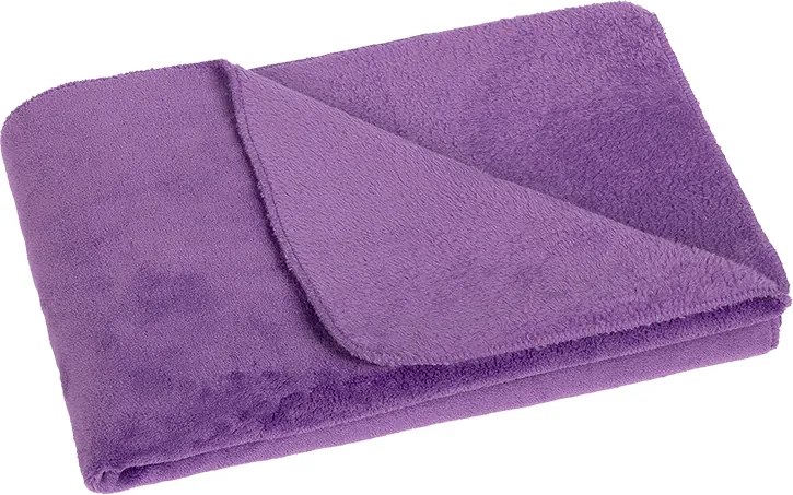 Bellatex Přikrývka Korall micro Fialová 75x100 cm