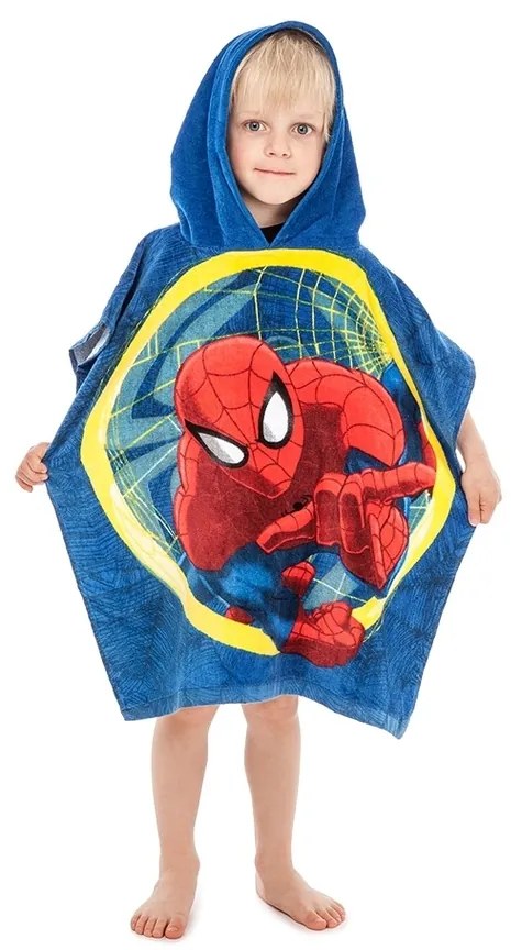Jerry Fabrics Dětské pončo Spiderman, 60 x 120 cm