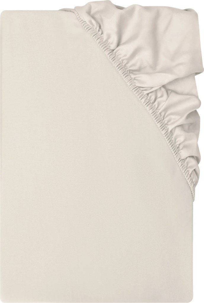 Livarno® Saténové napínací prostěradlo, 90-100 x 200 cm (béžová)