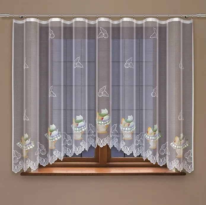 Záclona kusová Nina barevná 160 x 300 cm