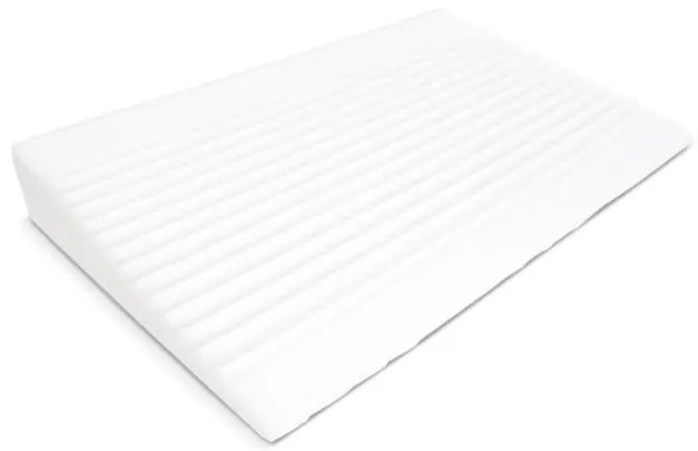 Sensillo Kojenecký polštář - klín bílý Luxe s aloe vera 60x38 cm