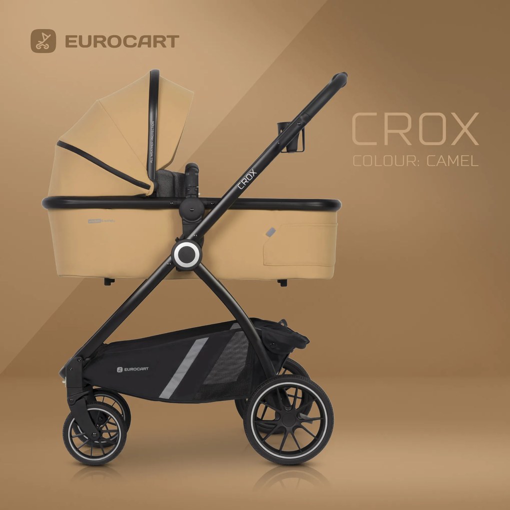 Hluboká vanička pro dětský kočárek Euro-Cart Crox Camel