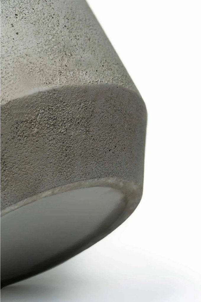 Designový květináč NEXORA, sklolaminát, 31x28 cm, šedý