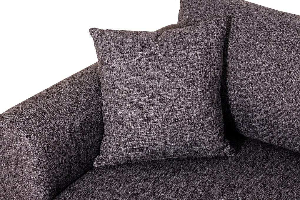 Hanah Home Čtyřmístná pohovka NERO antracitová levá 250 cm
