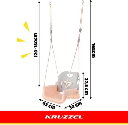 Dětská závěsná houpačka do 30 kg – rostoucí