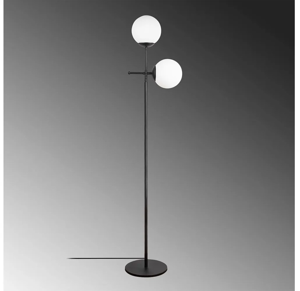 Designová stojanová lampa Parisa 174 cm černá