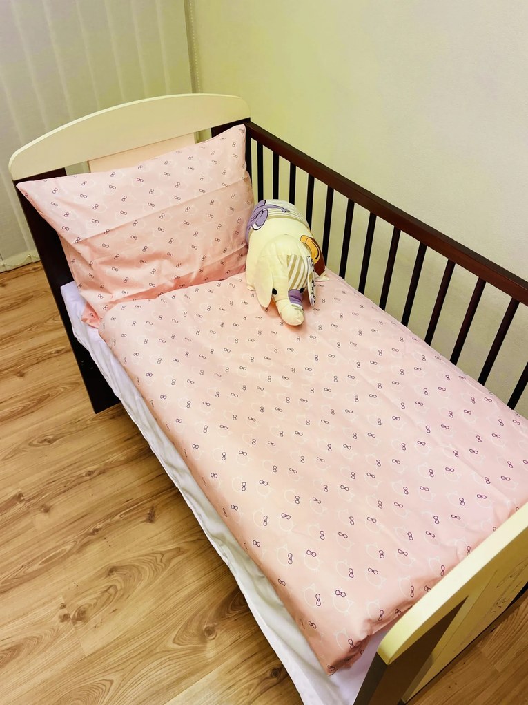 Povlečení bavlněné dětské Hello Kitty TiaHome - 1x Polštář 90x70cm, 1x Přikrývka 140x200cm