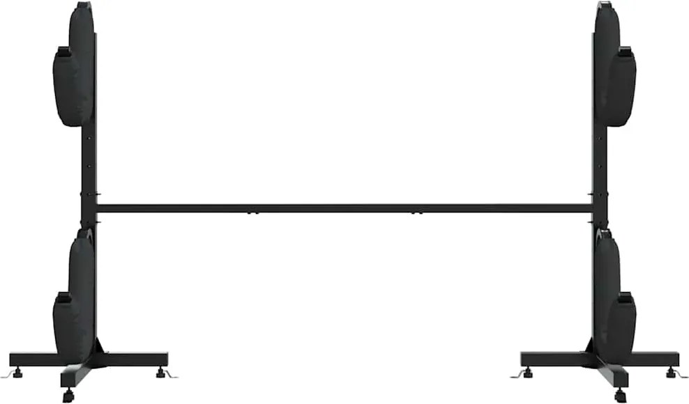 Stojan na 2 kajaky 250 x 57 x 127,5 cm ocel 156342