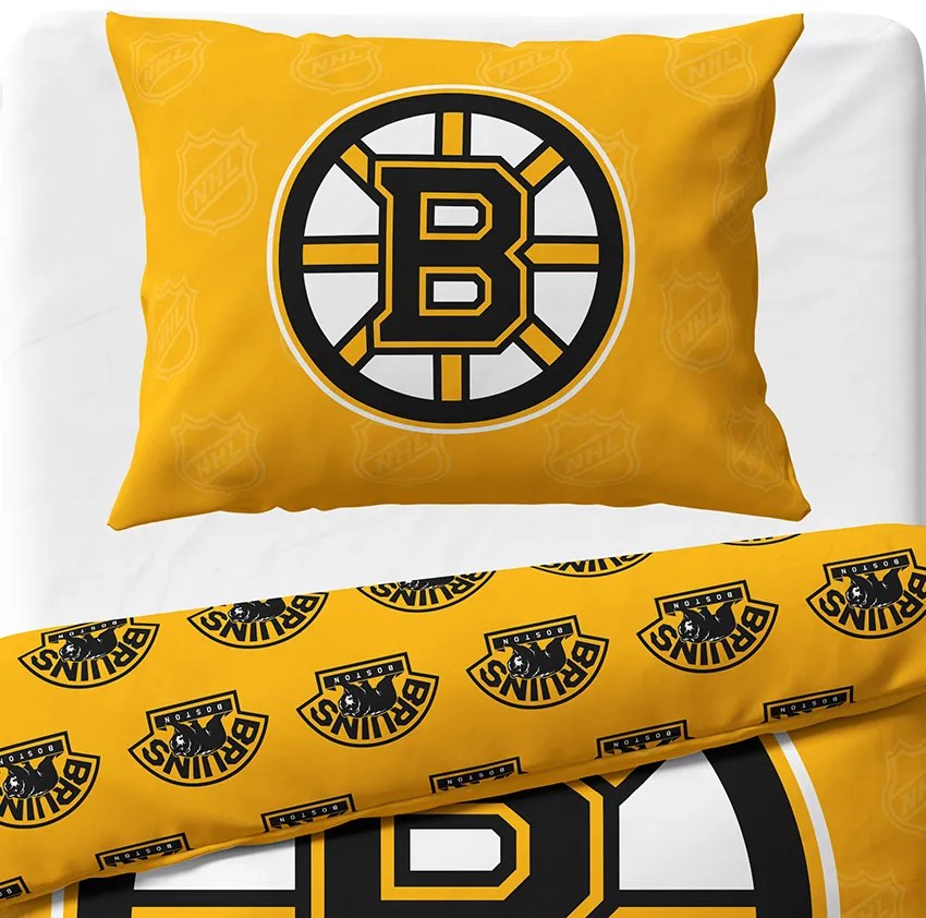 Hokejové povlečení NHL Boston Bruins Shields Velikost: 140x200 + 70x90 cm