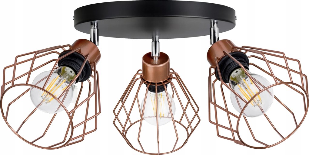 Lampa stropní svítidlo pohyb stropní lustr loft drát briliantový