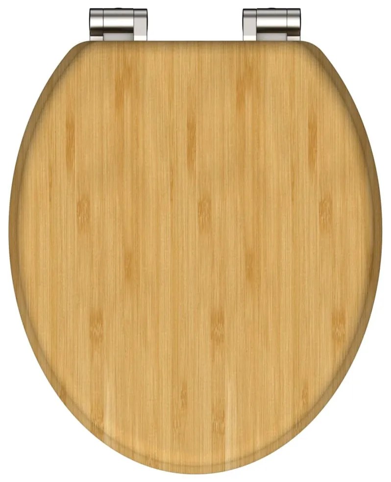 Schütte Wc Prkénko Se Soft-Close Mechanismem Natural Bamboo