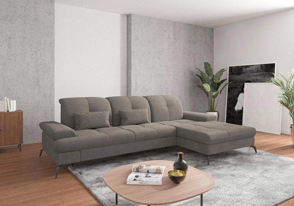 XXXLutz ROHOVÁ SEDAČKA, textil, jílová barva Sit & More - Sedací soupravy - 000144009007