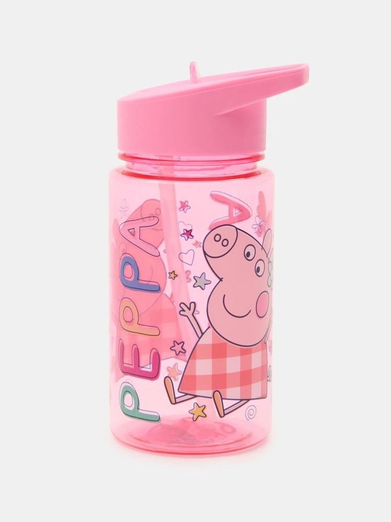 Sinsay - Láhev na pití s držadlem a brčkem Peppa Pig - vícebarevná