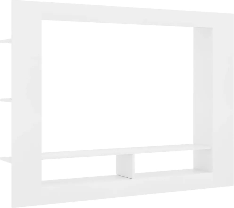 TV stolek Plumb - bílý | 152x22x113 cm
