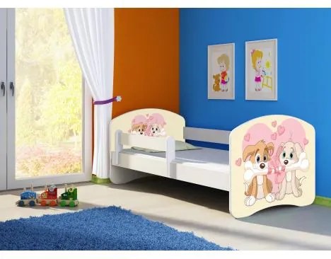 Dětská postel ACMA II Bílá 180x80 + matrace zdarma