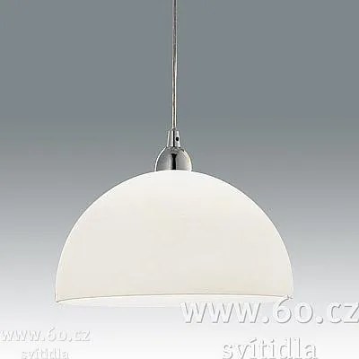 Fabas luce 2908-45-102 Nice 2908, závěsné svítidlo, 1x60W, kov, bílé stínítko o průměru 36cm