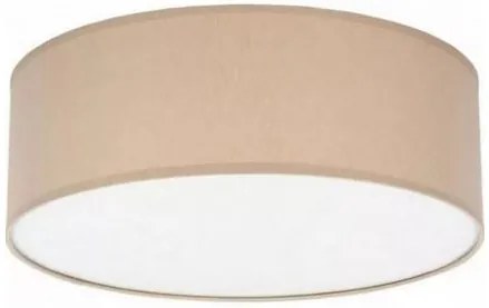 TK-LIGHTING Stropní přisazené osvětlení RONDO, 4xE27, 60W, 45cm, kulaté, béžové 4430