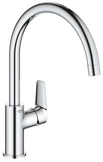 Grohe Start Edge Páková dřezová baterie s otočnou výpustí chrom 30529001