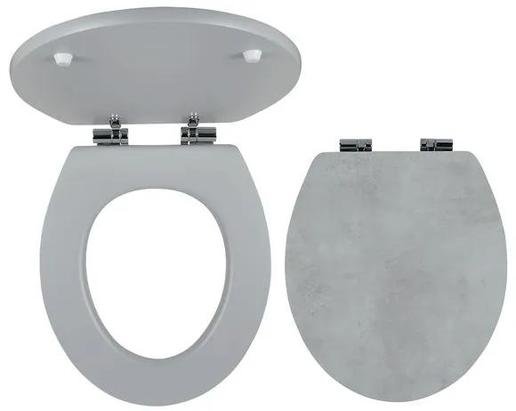 Novaservis WC sedátko, MDF s potiskem, šedý beton WC/SOFTSTONE1