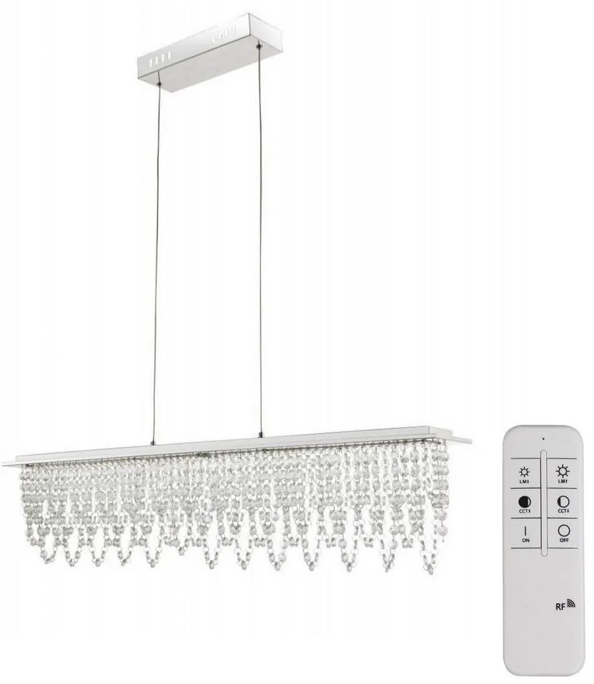 Globo Globo 68405-24H - LED Stmívatelný křišťálový lustr na lanku LED/24W/230V + DO GL6223