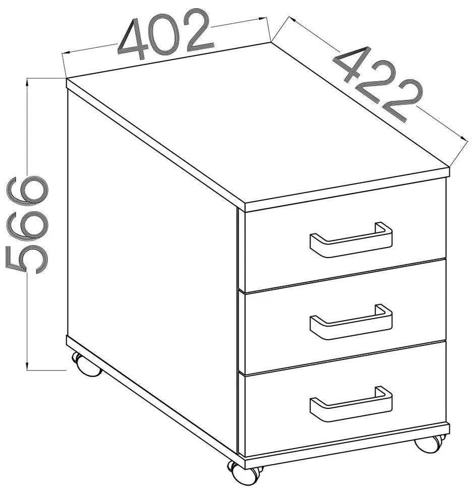 Pracovna MELTA | sestava A | 6 dílů | artisan