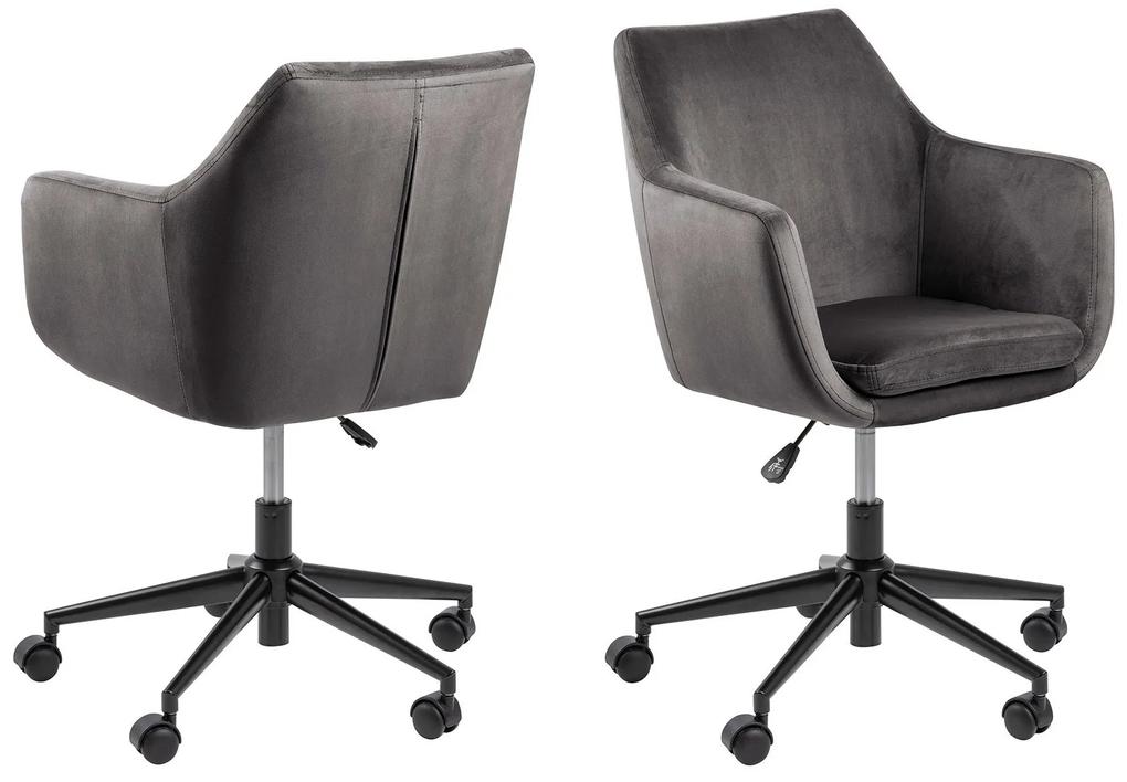 ACTONA Kancelářská židle Nora šedá 91 × 58 × 58 cm