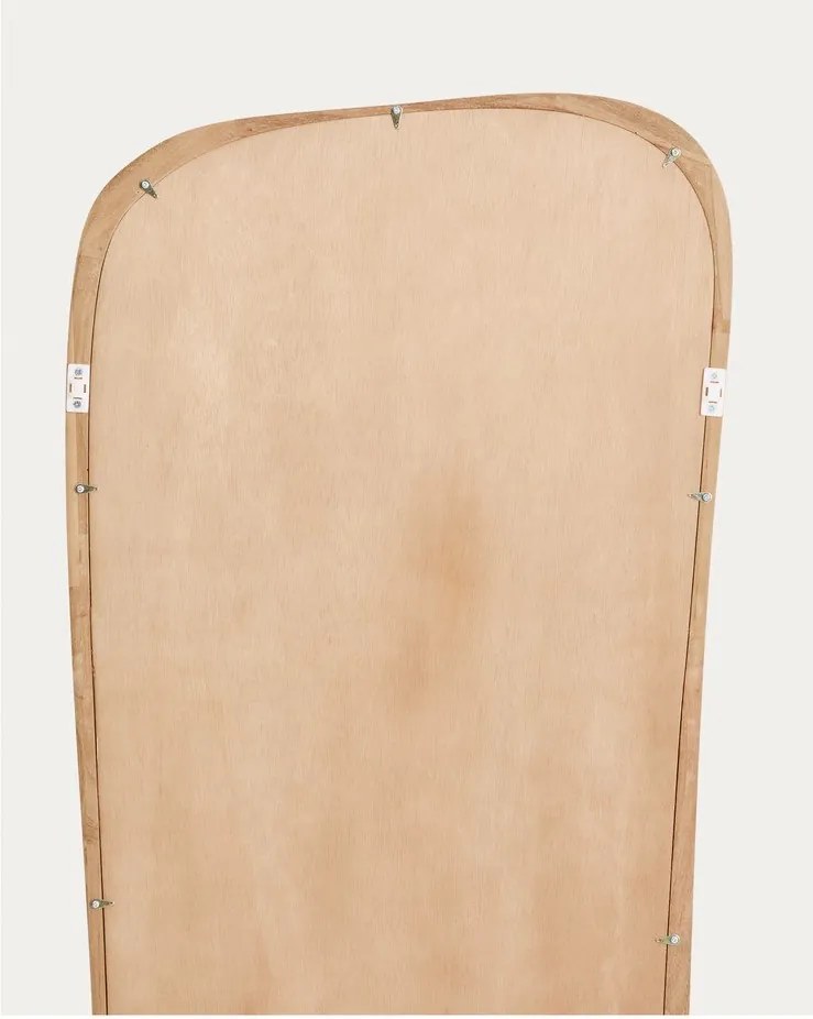 Nástěnné zrcadlo s dřevěným rámem 61x158 cm Alura – Kave Home