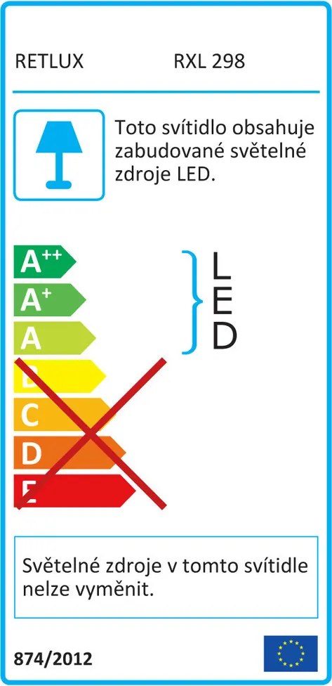 Retlux RXL 298 Síť 120LED 2,1+5m bez obalu/bez kartonové krabice/ záruka 24 měsíců: Nové zboží bez kartonového obalu se zárukou 24 měsíců