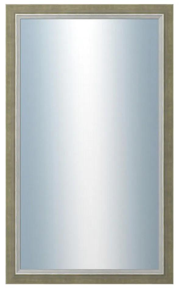 DANTIK - Zarámované zrcadlo - rozměr s rámem cca 60x100 cm z lišty AMALFI zelená (3115)