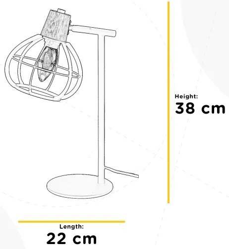 ONLI - Stolní lampa GINGER 1xE14/6W/230V