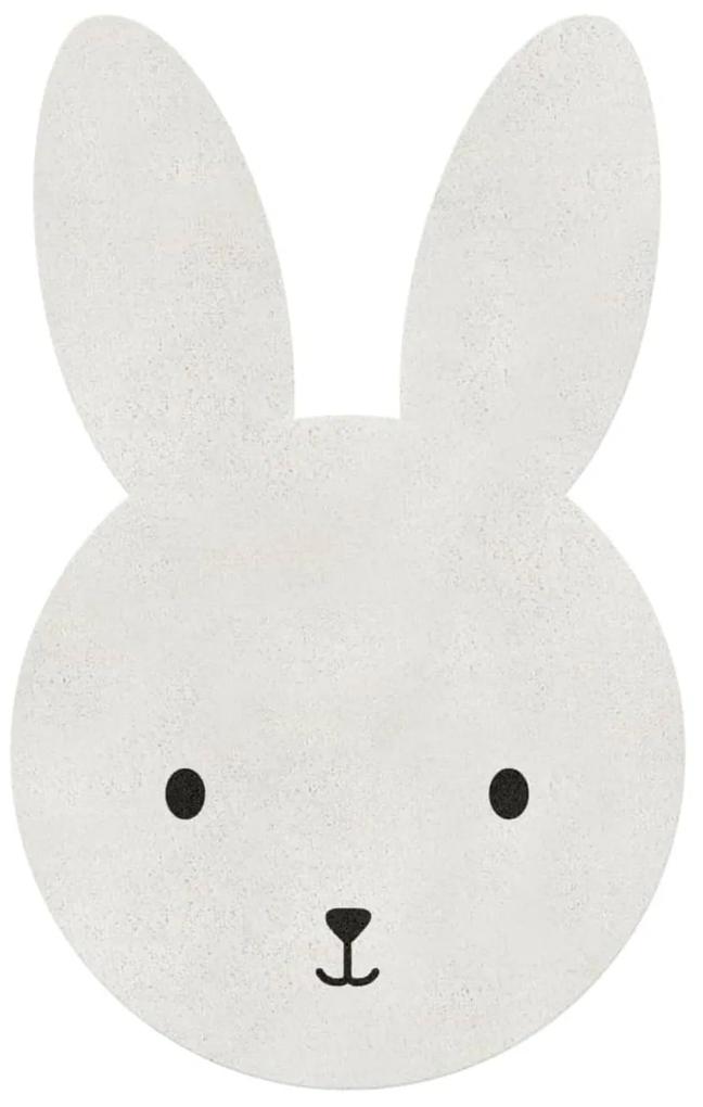 Eulenschnitt Dětský kobereček Rabbit, bílá barva, plast