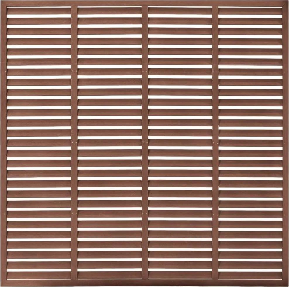 vidaXL Lamelový plot WPC 180 x 180 cm [318107] Barva: Tmavě šedá