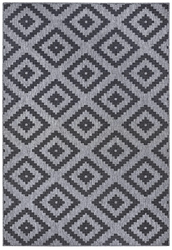 NORTHRUGS - Hanse Home koberce AKCE: 200x290 cm Kusový koberec Twin-Wendeteppiche 105461 Night Silver – na ven i na doma - 200x290 cm