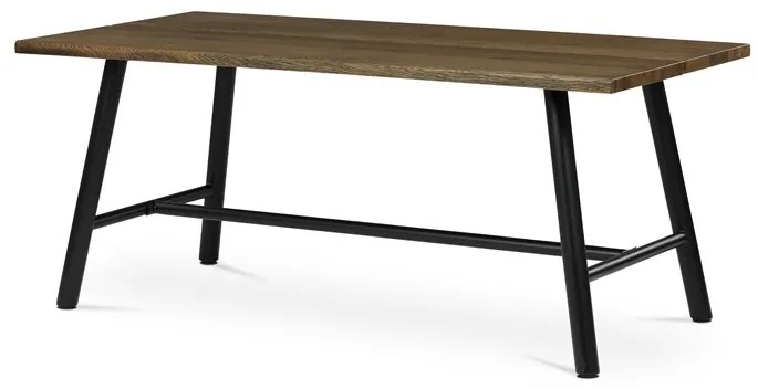 Autronic Jídelní stůl TABLON (180x90 cm / 220x90 cm) — masiv, hnědá 220 x 90 cm