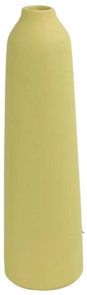 Žlutá terakotová váza DEBBIE 31 cm