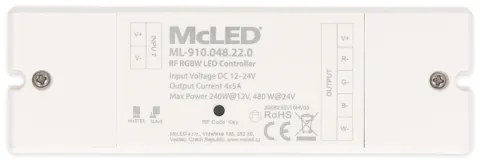 RF přijímač pro ovladače RGBW McLED ML-910.048.22.0