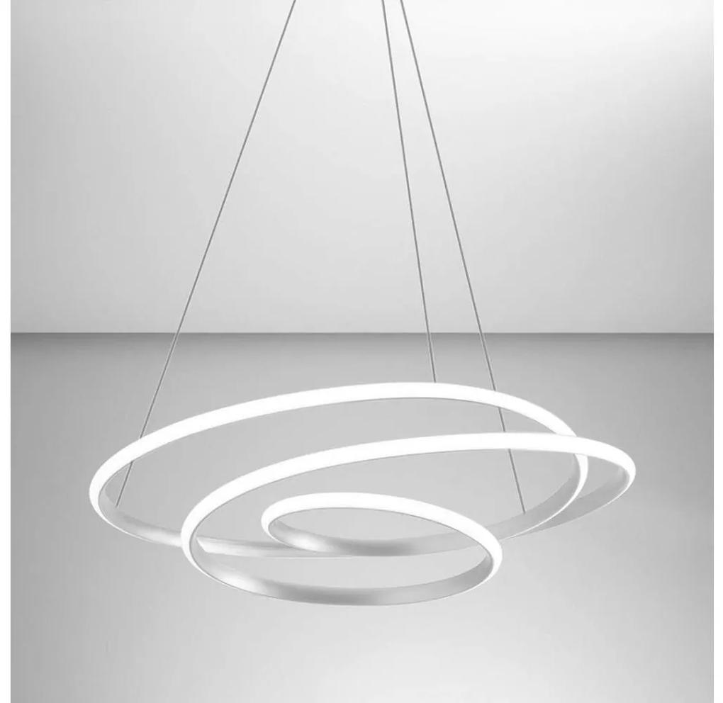 Gea Luce | Gea Luce DIVA S G TITANIO- LED Stmívatelný lustr na lanku DIVA LED/44W/230V šedá | FX0229