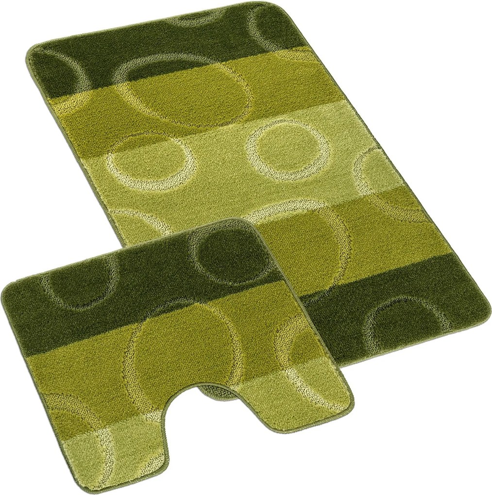 SADA BANY 60x100 + 60x50 cm - s výkrojem Zelená 810/002 60x100 cm, 60x50 cm (SADA)