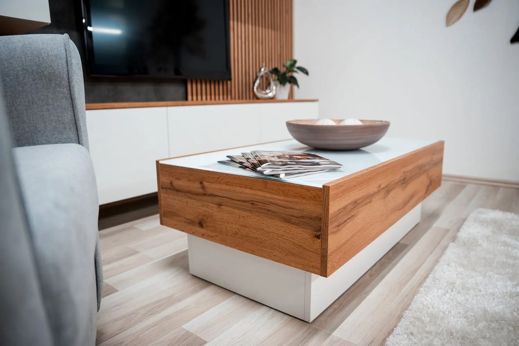Konferenční stolek GLASS CUBE 12 (na výběr více variant)