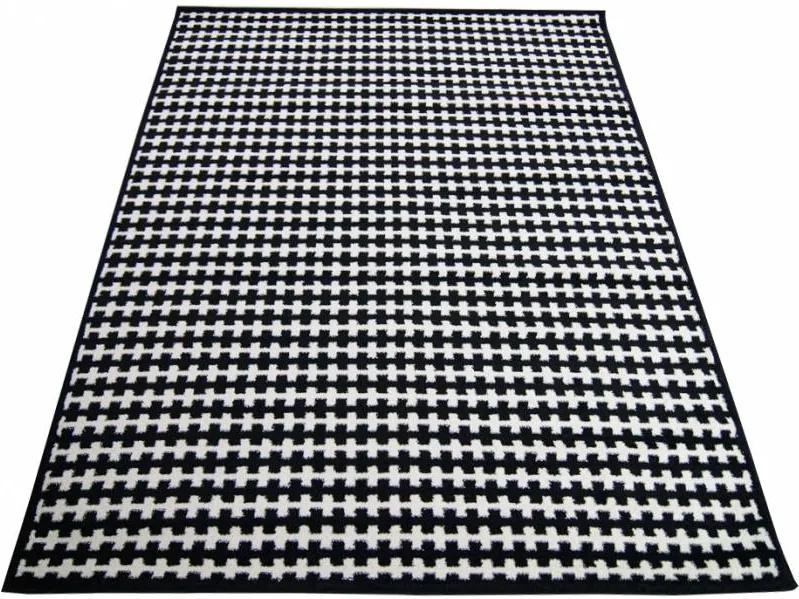 Kusový koberec Maroko 1 / černá - 80 x 150 cm