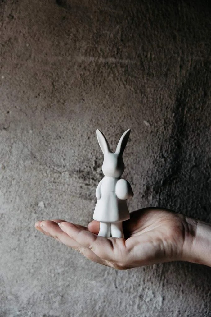 Velikonoční dekorace zajíček Ester White 12 cm Storefactory Scandinavia