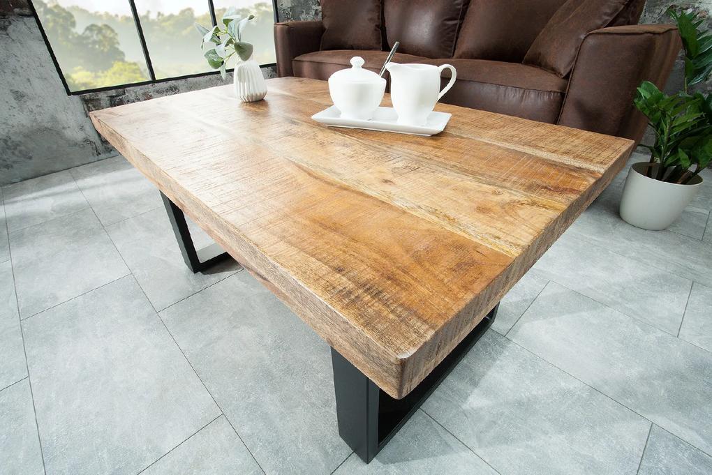 Noble Home Konferenční stolek Kardano, 100 cm, mango, přírodní