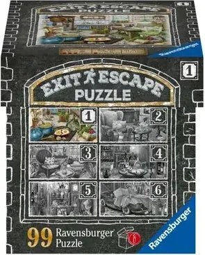 Ravensburger Exit Puzzle: Kuchyň / 99 dílků / 26 x 18 cm / od 14 let