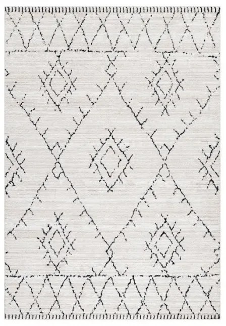 Vopi | Kusový koberec Taznaxt 5101 cream - 80 x 250 cm