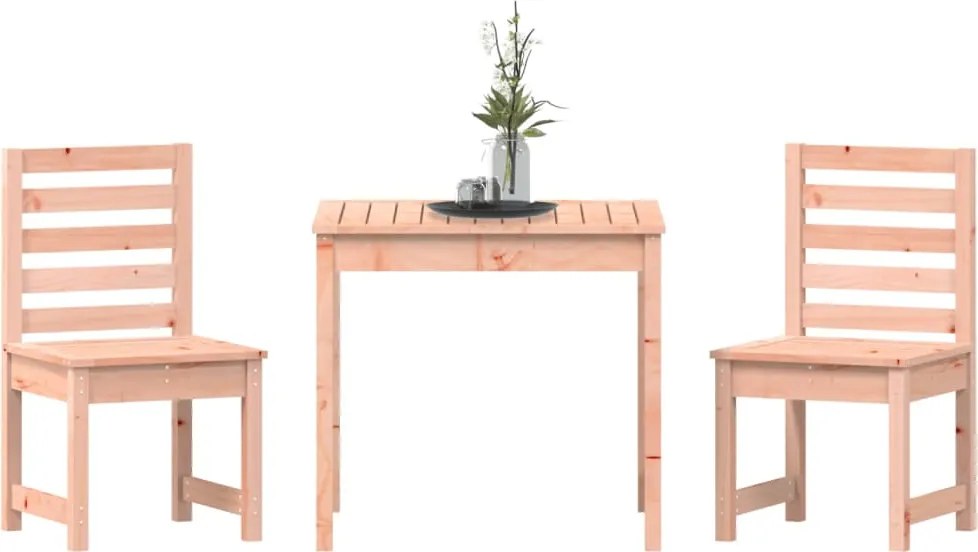 3dílný zahradní bistro set masivní dřevo douglasky 3154676