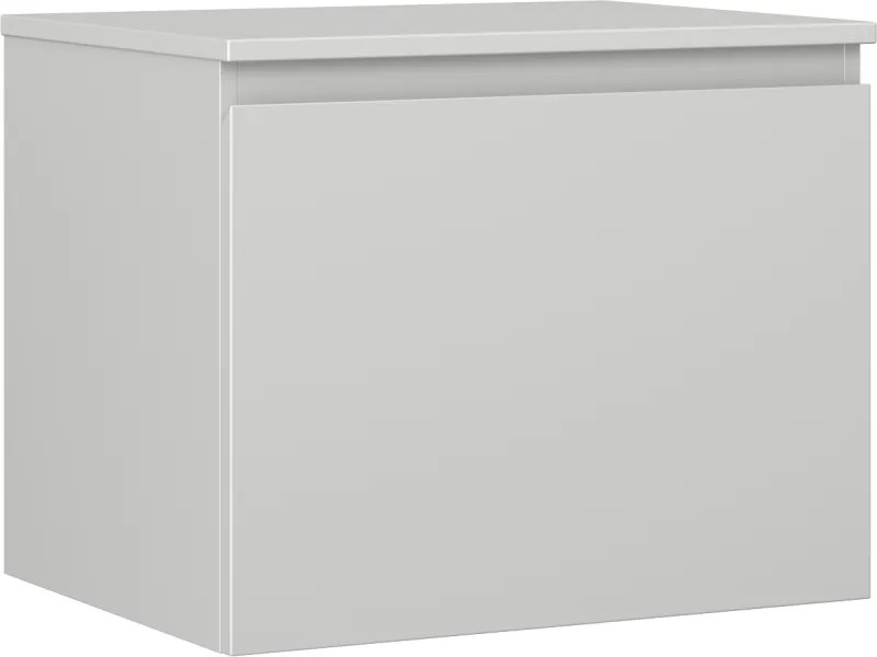 Mexen Orio, koupelnová skříňka 60 cm s horní částí, 1 zásuvka, šedá matná, 91A10-06047-1-BFC62