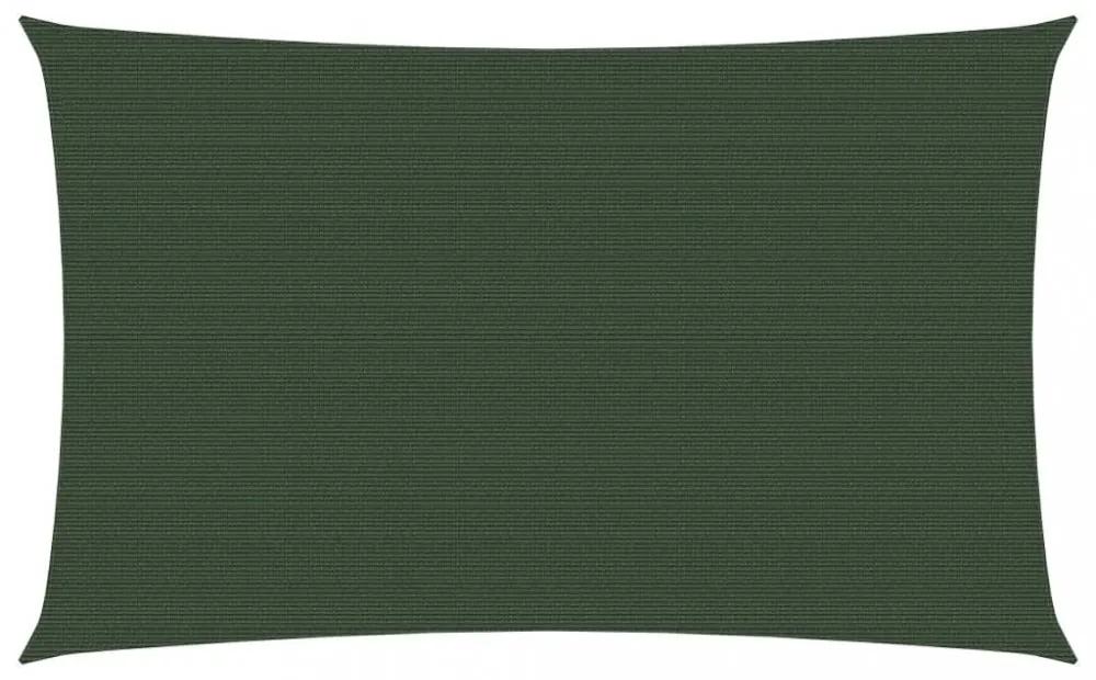 Stínící plachta obdélníková HDPE 2,5 x 3,5 m Dekorhome Světle zelená