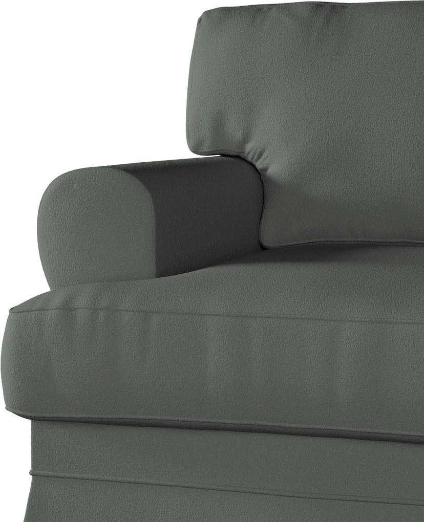 Potah na křeslo IKEA Ekeskog barva zelená látka pletený vzor